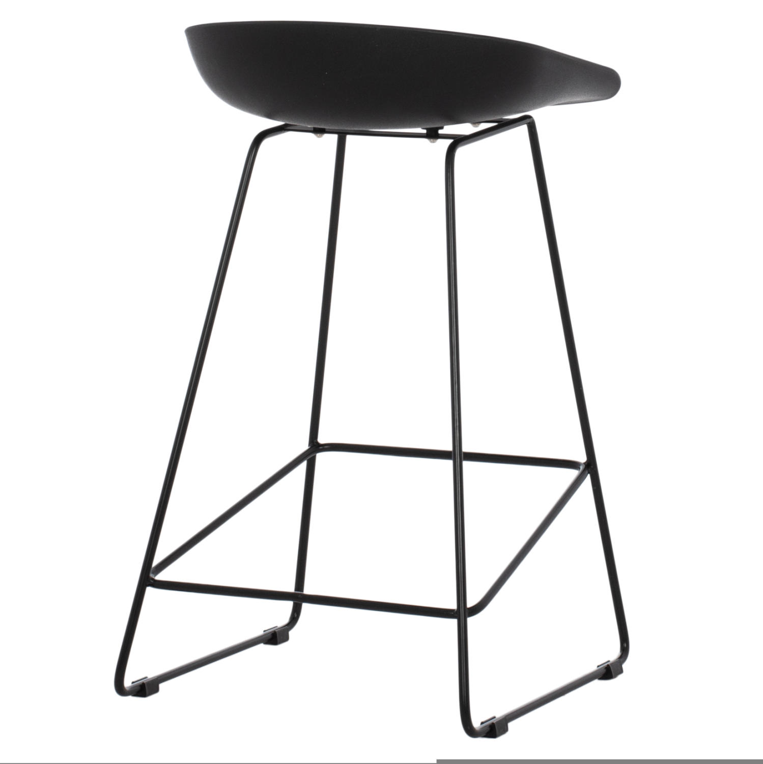 ΣΚΑΜΠΟ ΜΠΑΡ Naila Hm9299.02 ΜΑΥΡΟ ΜΕΣΑΙΟΥ ΥΨΟΥΣ 44x44x74yεκ. | Έπιπλο ...