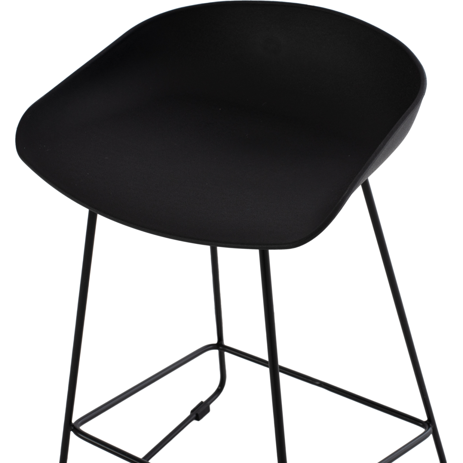 ΣΚΑΜΠΟ ΜΠΑΡ Naila Hm9299.02 ΜΑΥΡΟ ΜΕΣΑΙΟΥ ΥΨΟΥΣ 44x44x74yεκ. | Έπιπλο ...
