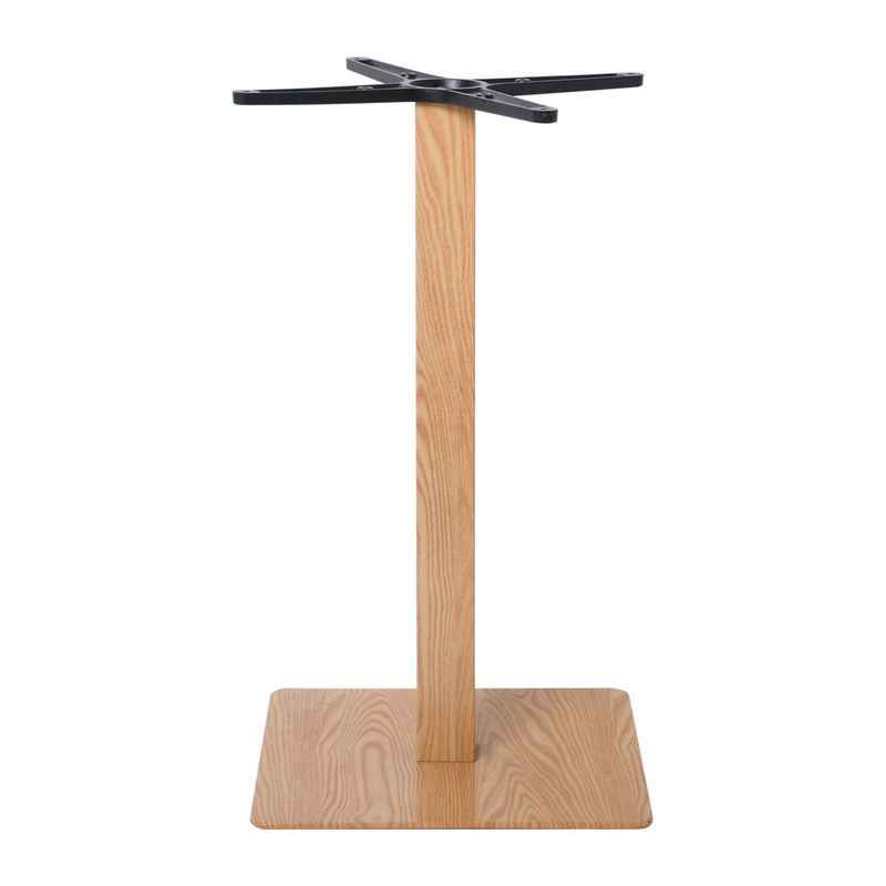 Βάση Τραπεζιού 40x40cm H.72cm Μέταλλο Βαφή Απόχρωση Ξύλου Φυσικό / 11 ...